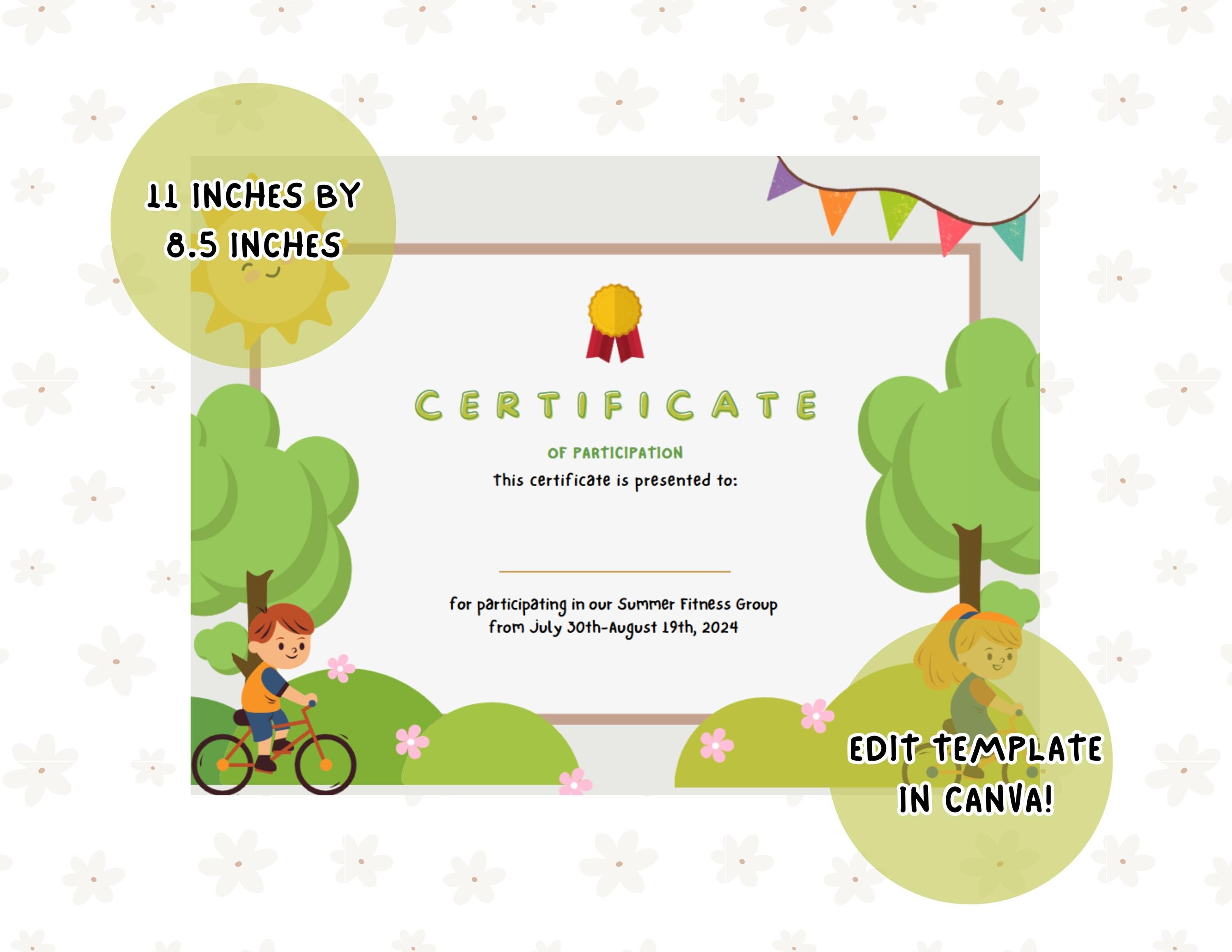 Physical Therapy Fitness Group Certificate of Completion Graduation ...