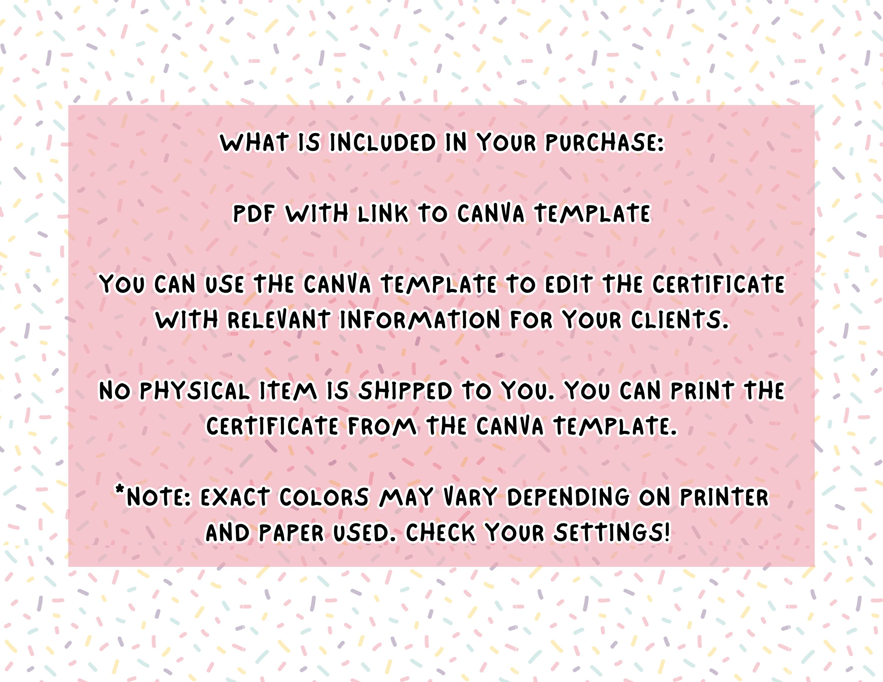 Physical Therapy Certificate of Completion Graduation Diploma Editable ...