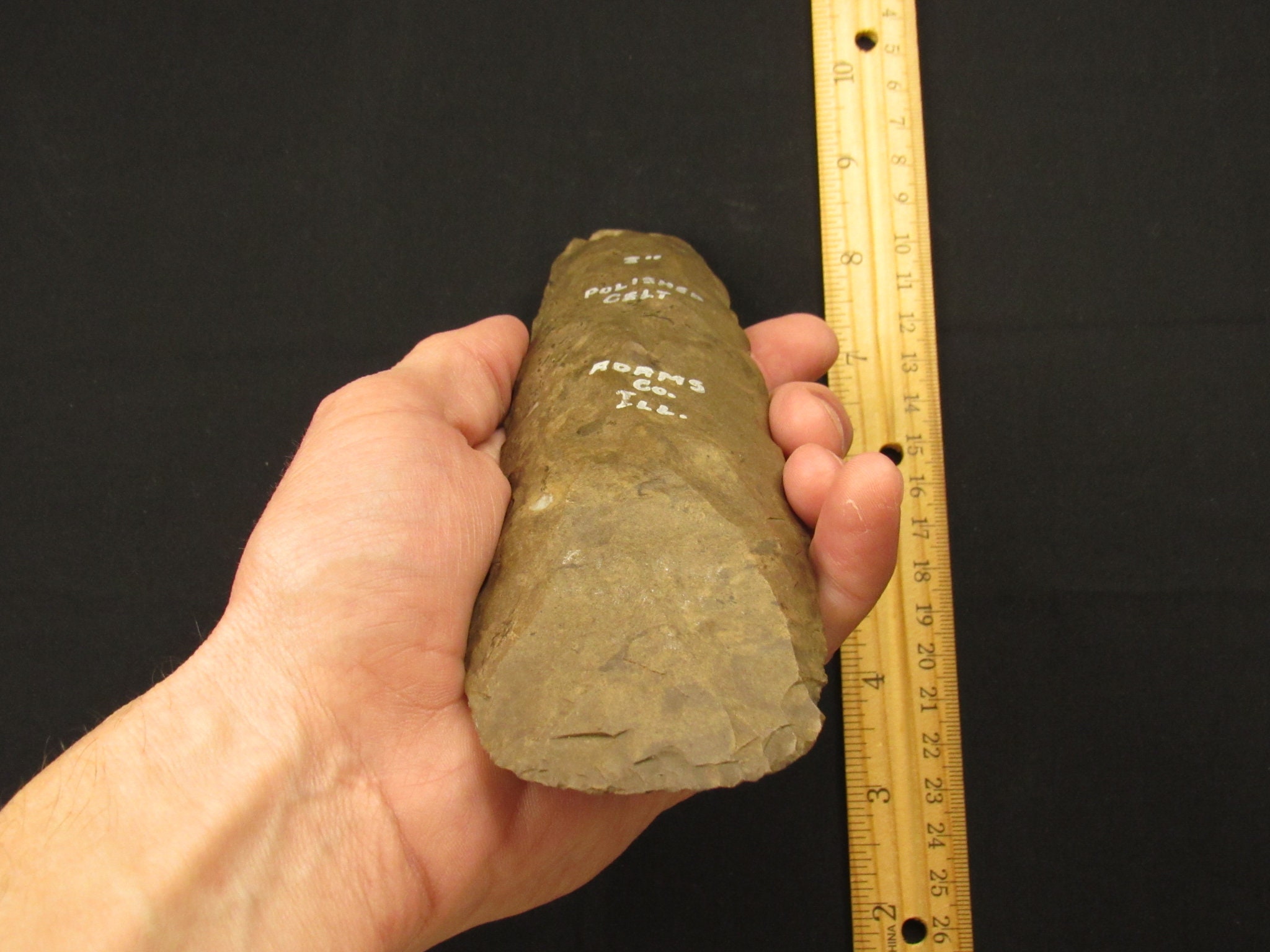 Large Prehistoric Indian Flint Celt - IAGA COA - Etsy