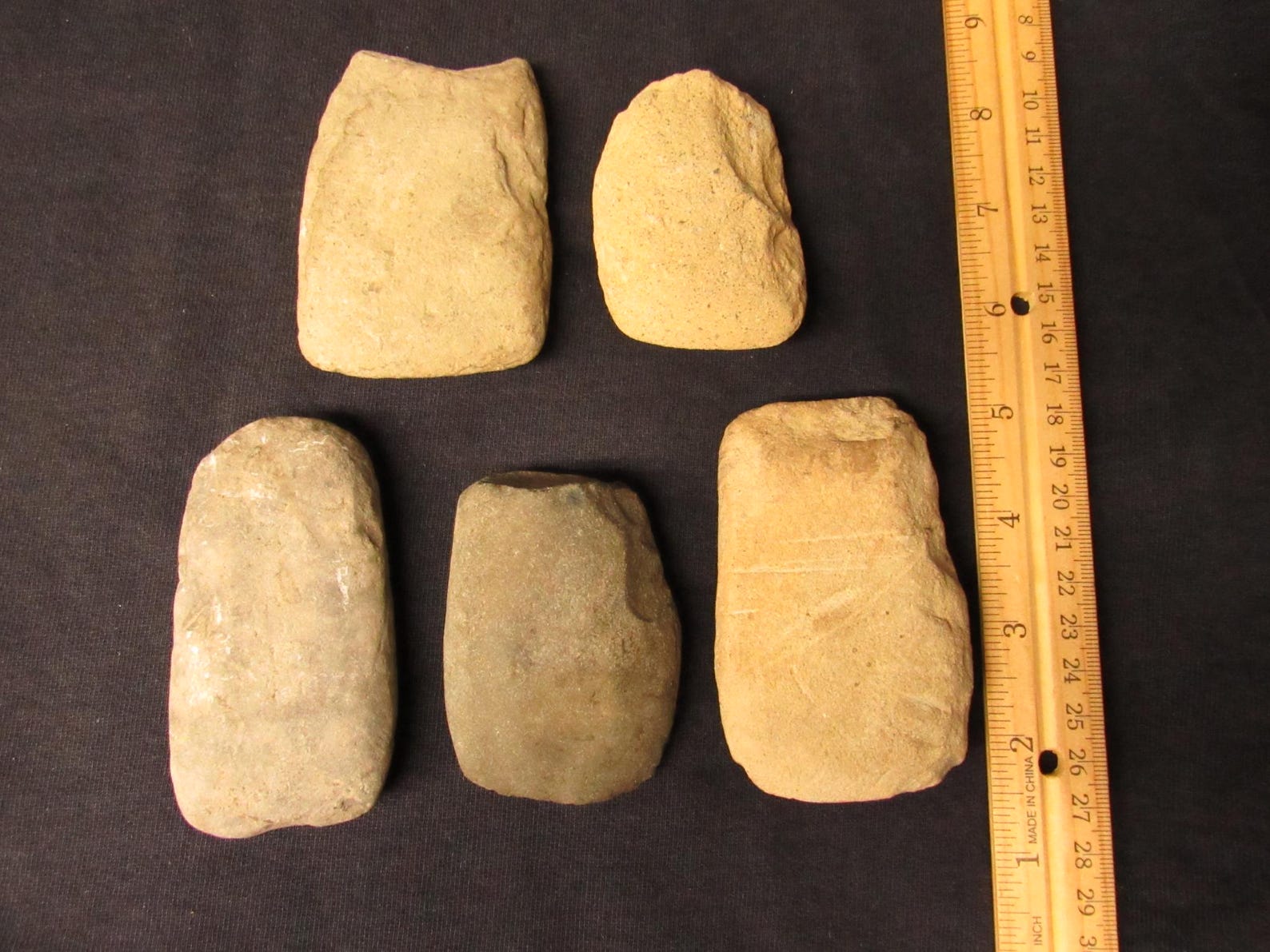 Five Prehistoric Indian Stone Celts Artifacts - Etsy