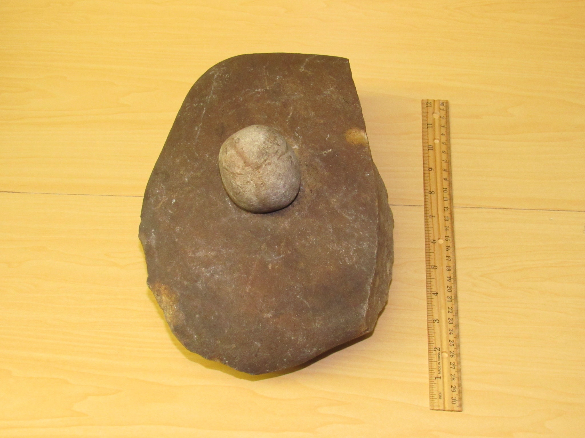 Large Prehistoric Indian Mortar and Pestle Artifacts - Etsy