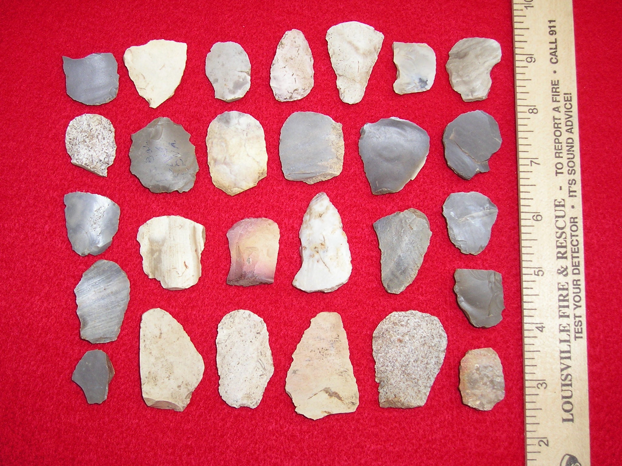Twenty-seven Prehistoric Indian Flint Tools Scraper Artifacts - Etsy