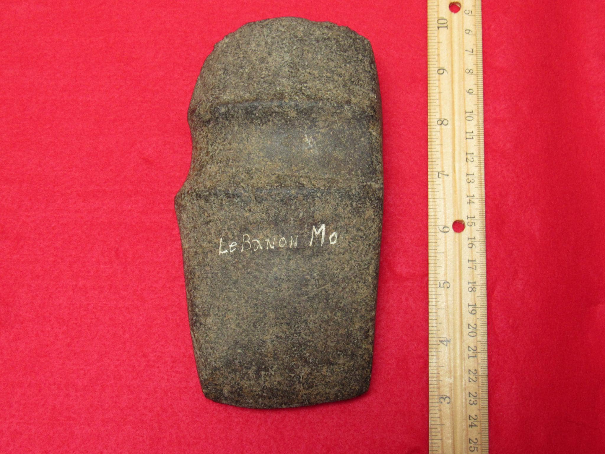 Prehistoric Indian Grooved Stone Axe - IAGA COA - Etsy