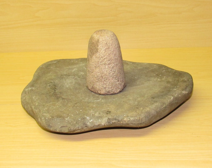 Large Prehistoric Indian Mortar and Pestle Artifacts - Etsy