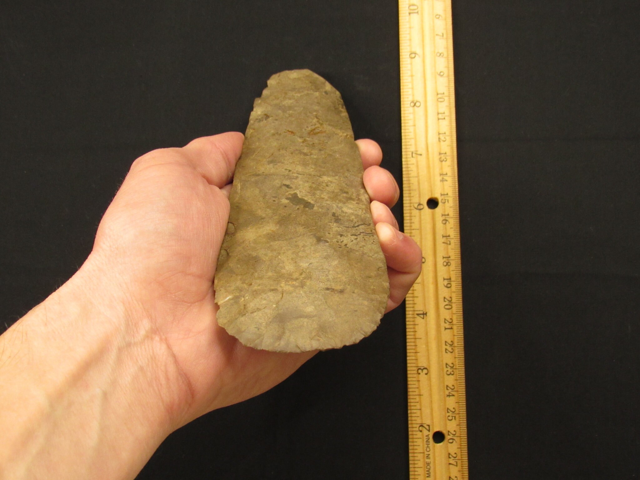 Large Prehistoric Indian Flint Celt IAGA COA - Etsy