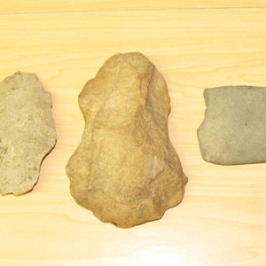 Three Prehistoric Indian Stone Tools Axes Artifacts - Etsy