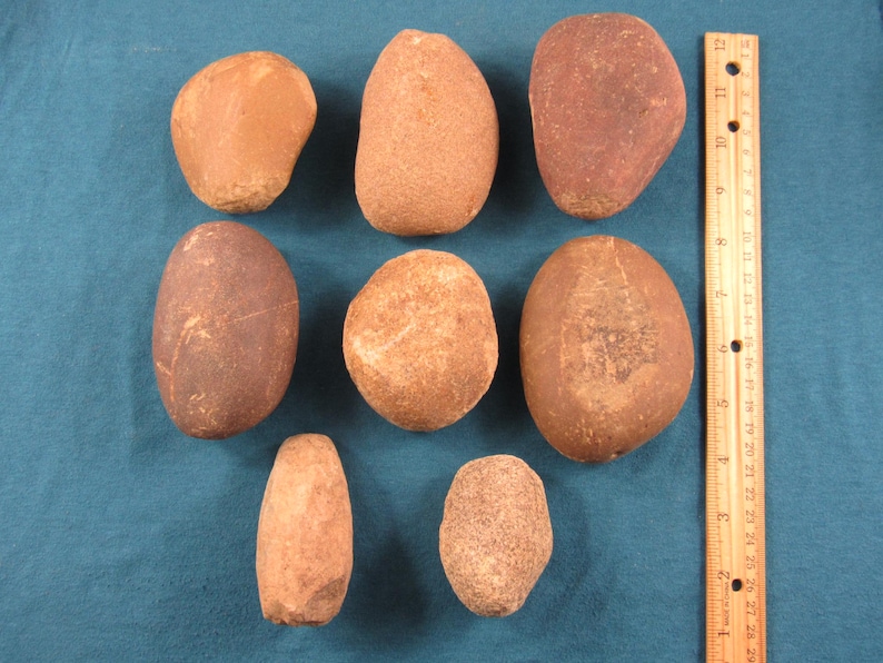 Eight Prehistoric Indian Stone Tools Artifacts - Etsy