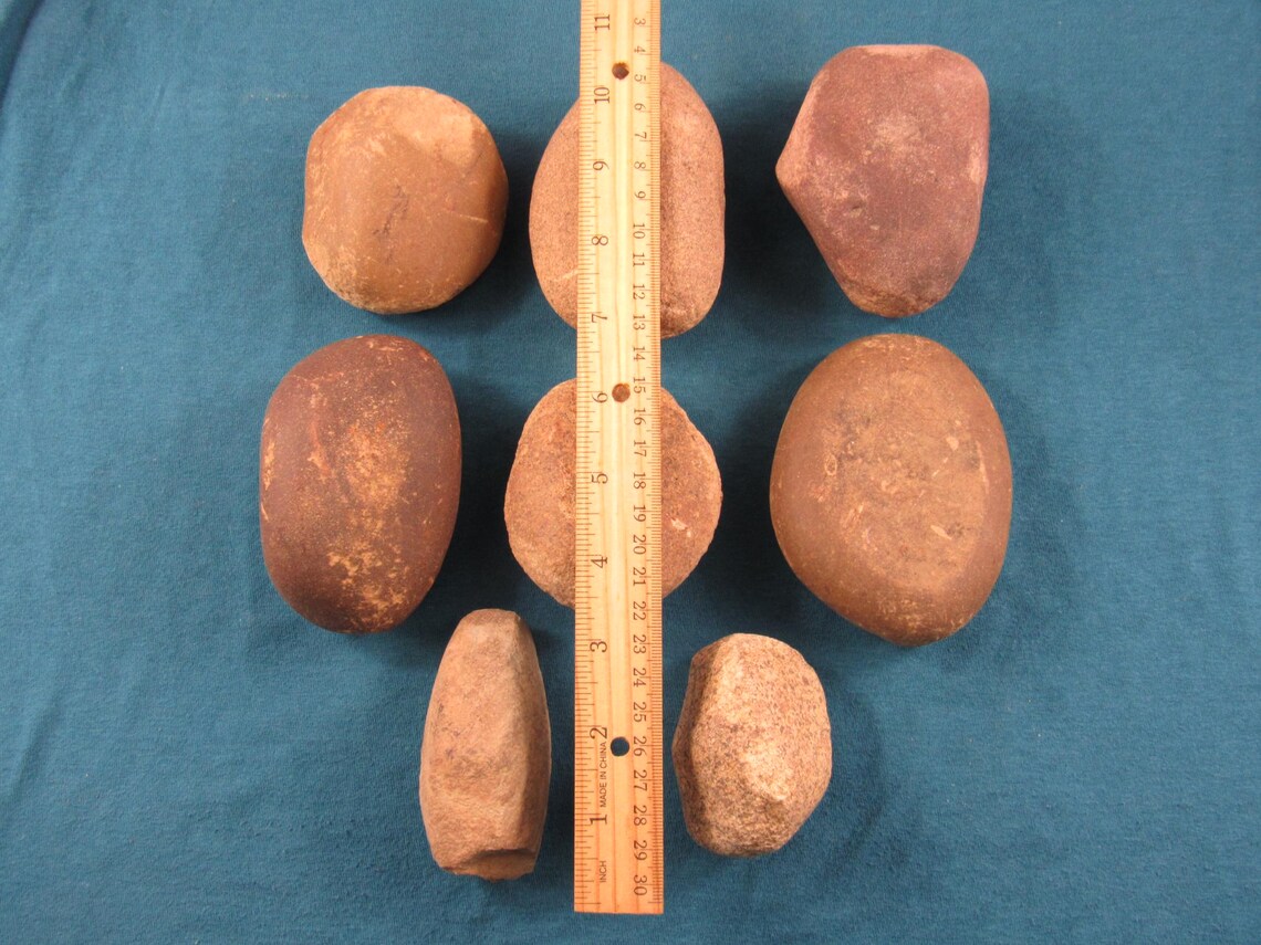 Eight Prehistoric Indian Stone Tools Artifacts - Etsy