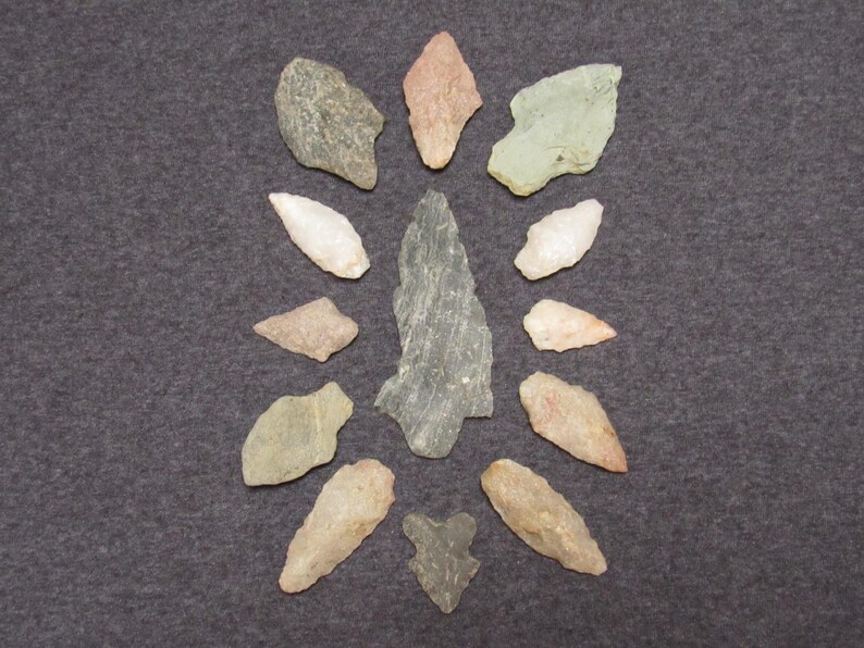 Very Nice Group of Prehistoric Indian Arrowheads Artifacts - Etsy