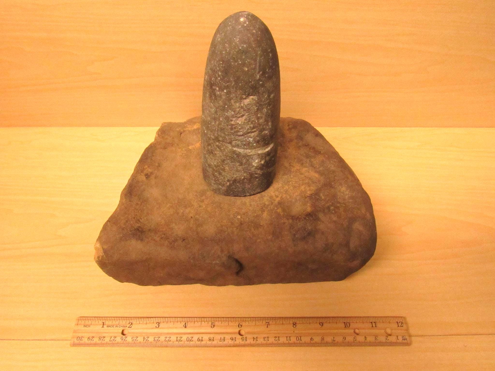 Large Prehistoric Indian Mortar and Pestle Artifact Set - Etsy