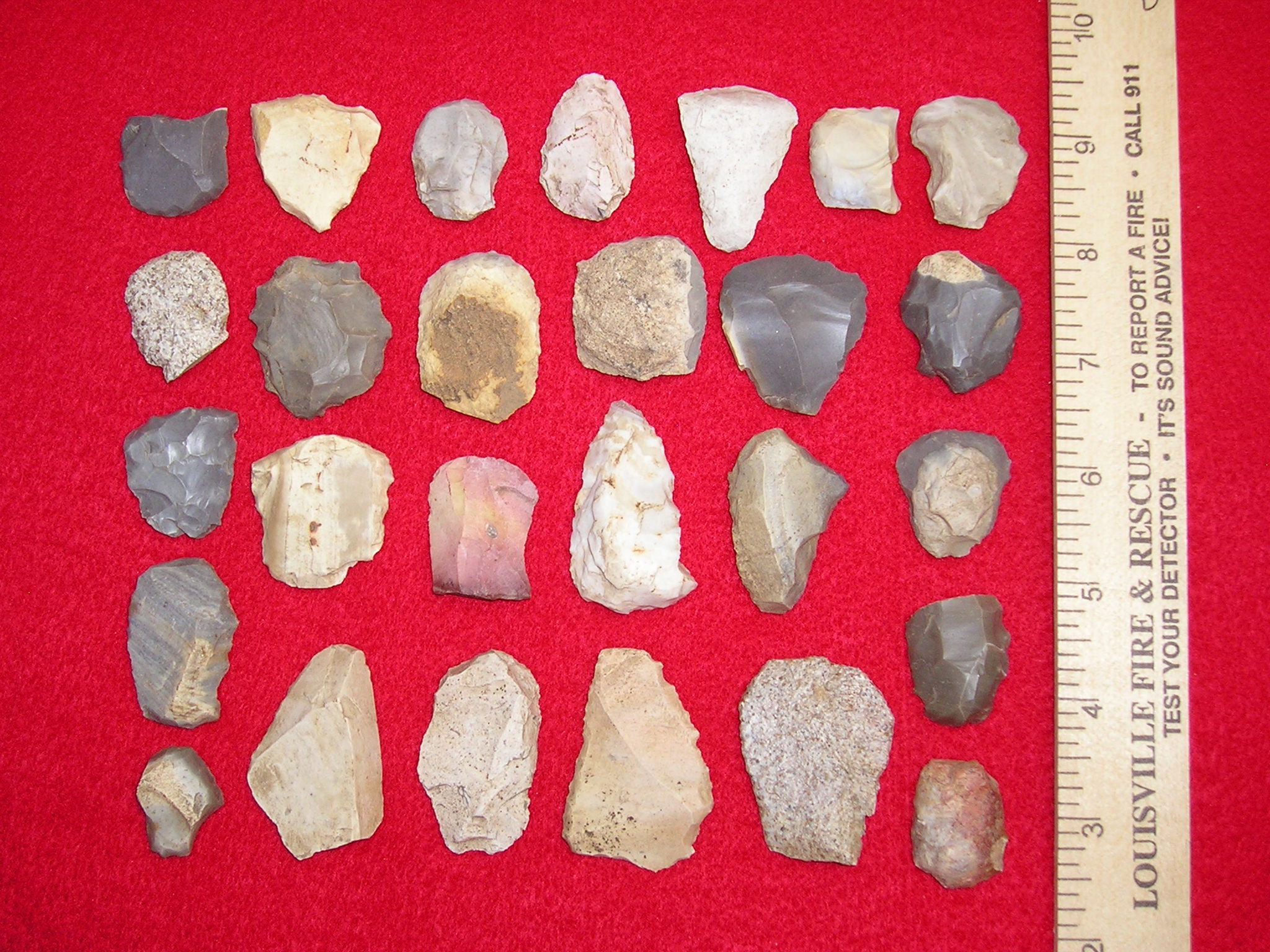 Twenty-seven Prehistoric Indian Flint Tools Scraper Artifacts - Etsy