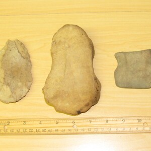 Three Prehistoric Indian Stone Tools Axes Artifacts - Etsy