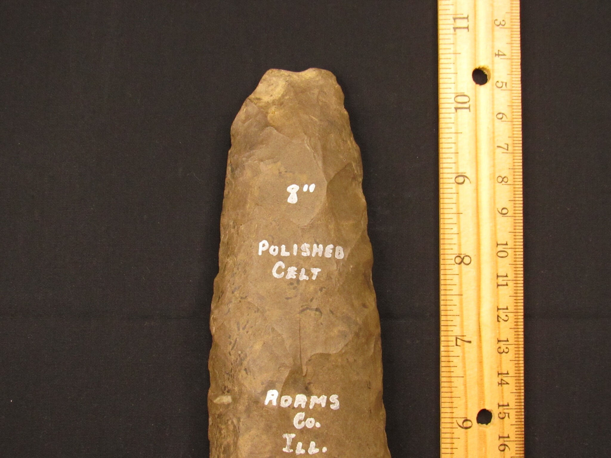 Large Prehistoric Indian Flint Celt - IAGA COA - Etsy