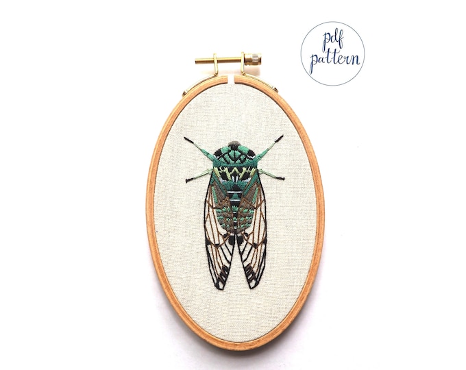 Printable Insects Embroidery Patterns Sheet, Butterfly Hand Embroidery ...