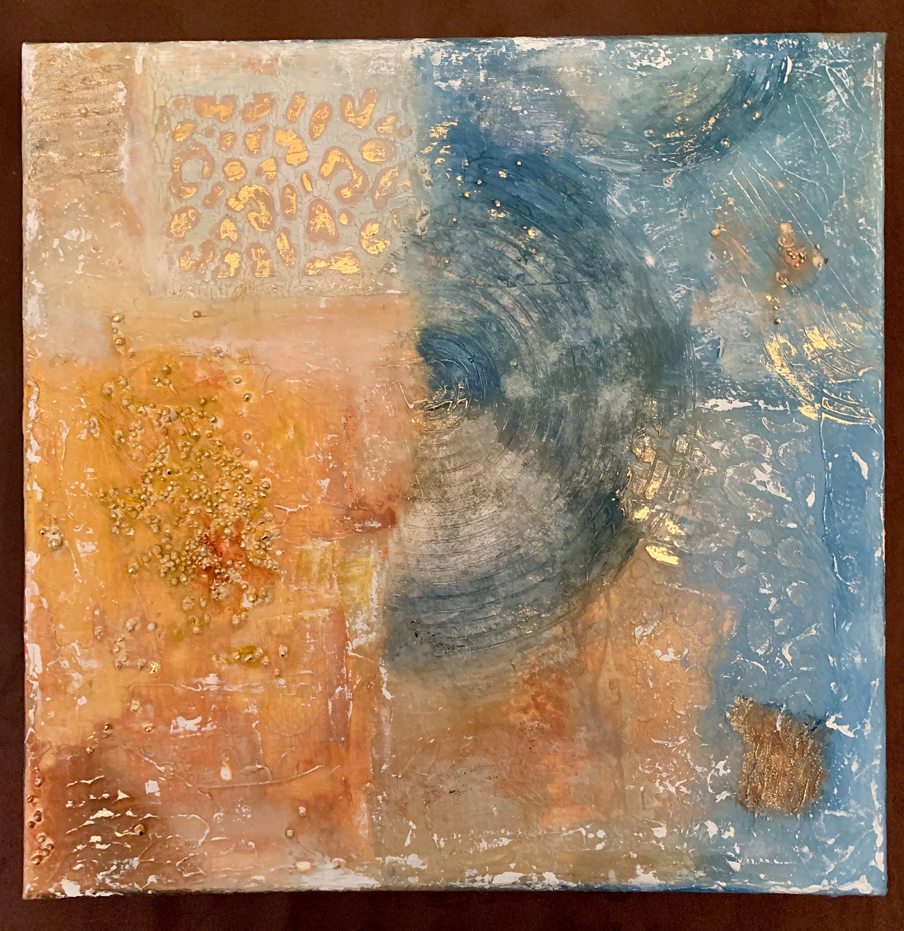 Canvas life Cycles Abstract Art Acrylic and - Etsy