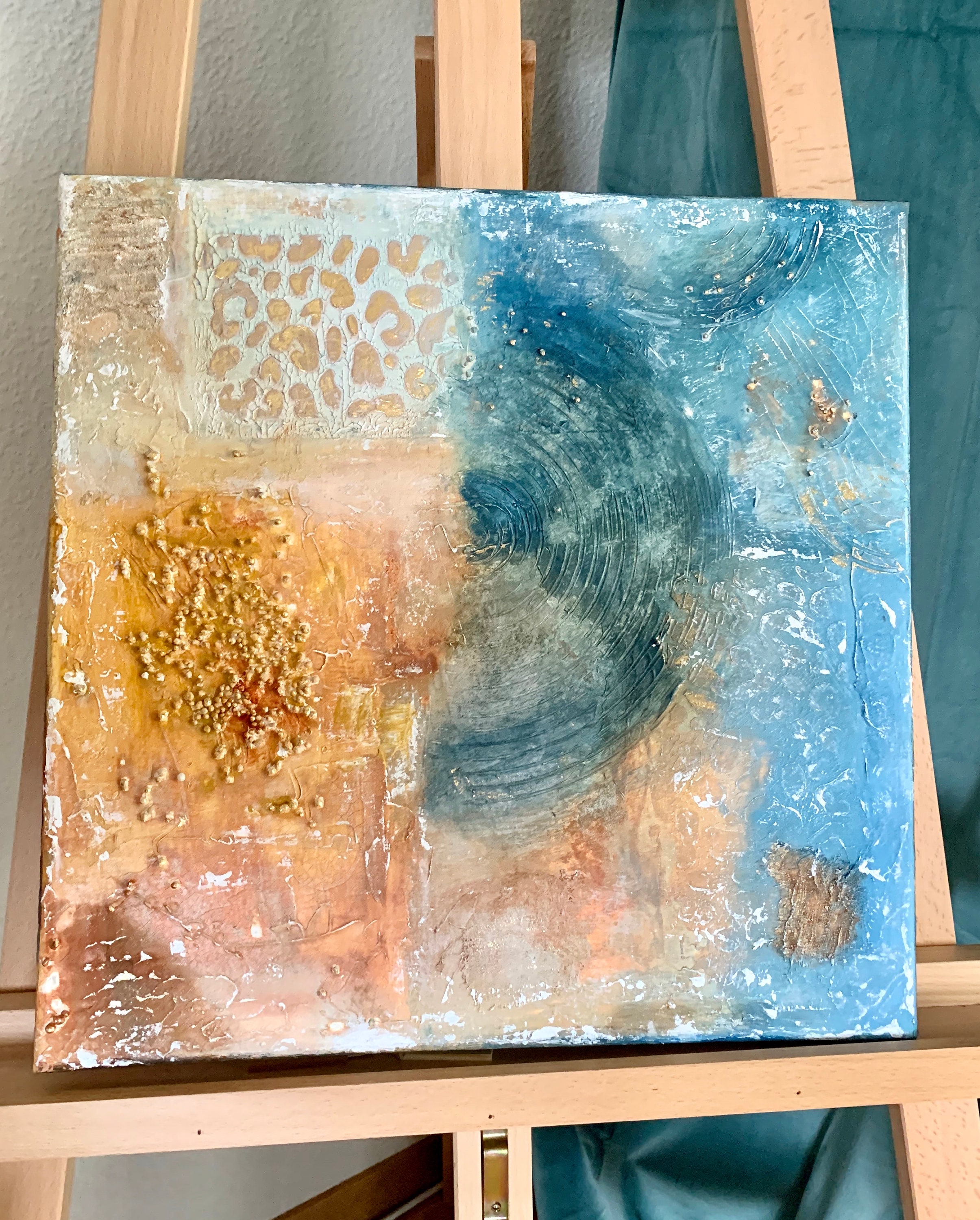 Canvas life Cycles Abstract Art Acrylic and - Etsy
