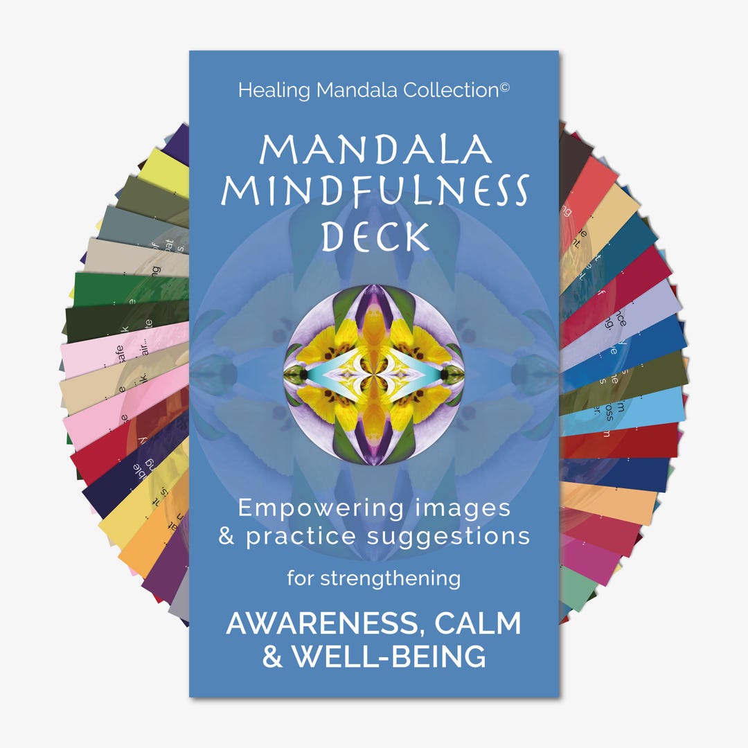 Mindfulness Card Deck | Printable Inspirational Cards | Digital ...