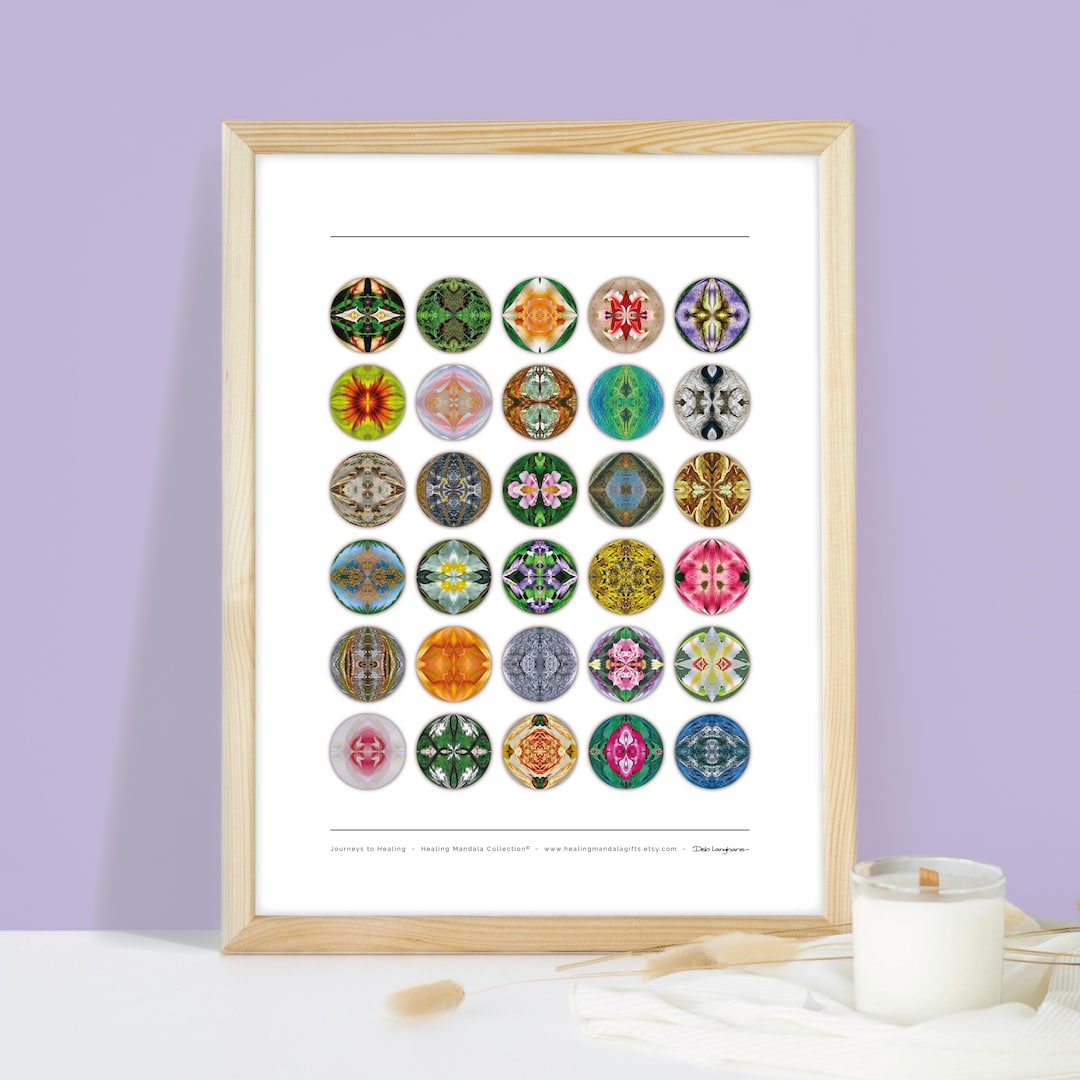 Digital Mandalas Art Poster | Printable Inspirational Art From Nature ...