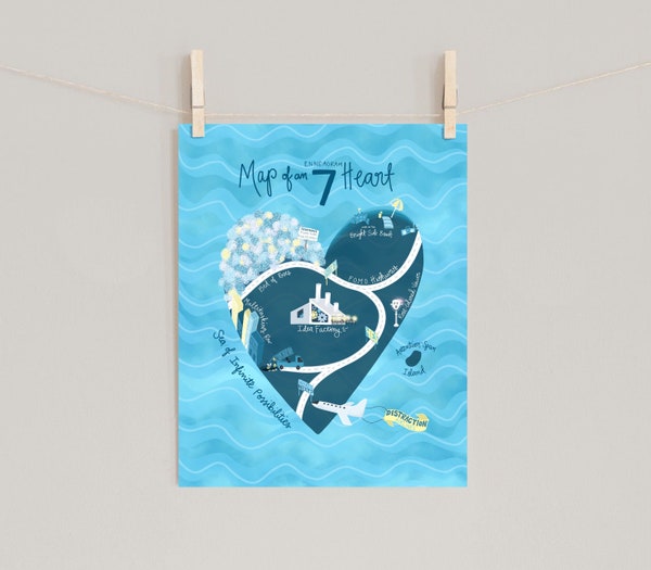 Print of Type 2 the Helper Enneagram Type 2 Enneagram Art - Etsy
