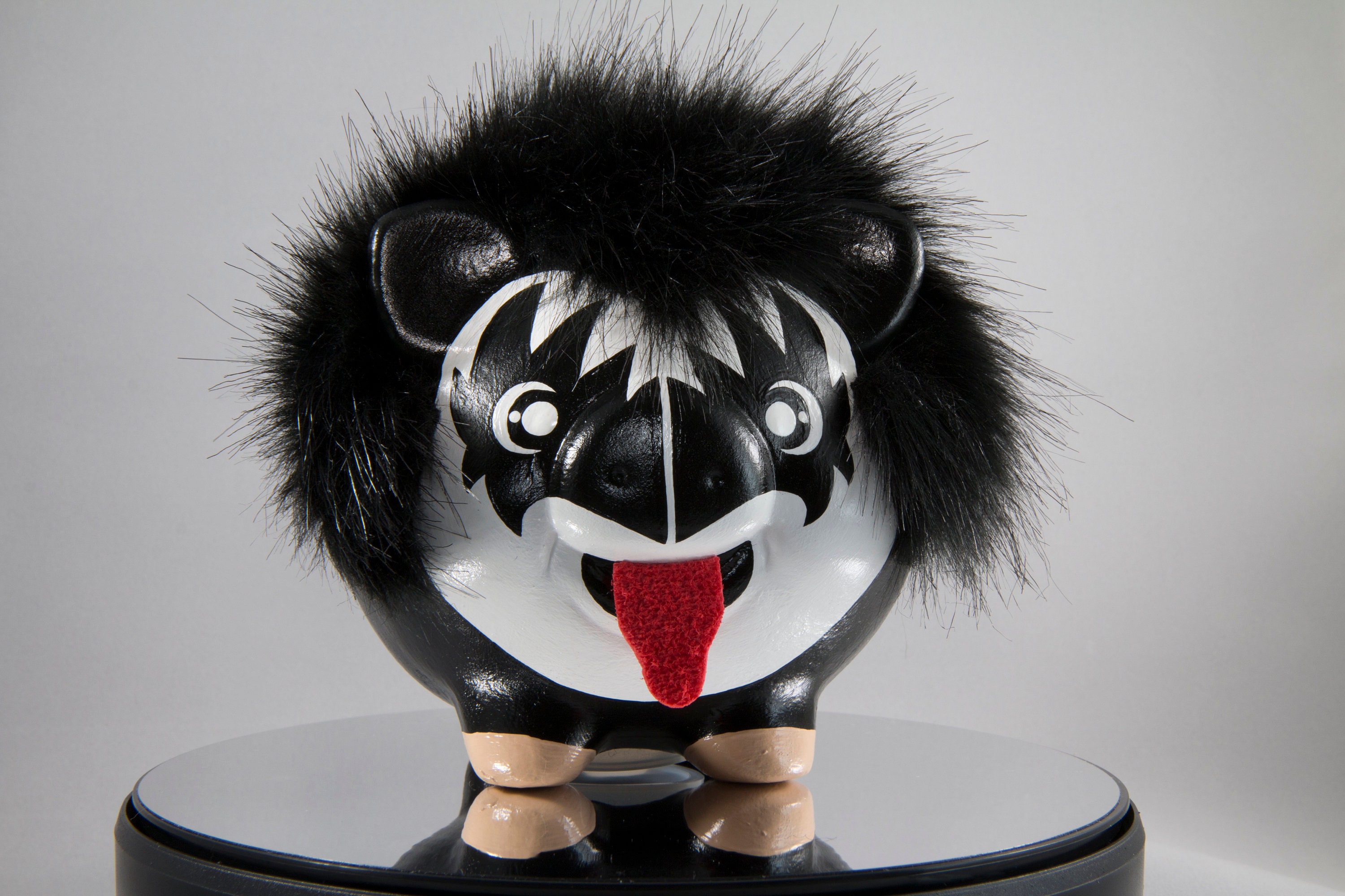 Kiss Band Set 4 Piggy Banks Gene Simmons, Paul Stanley, Ace Frehley ...