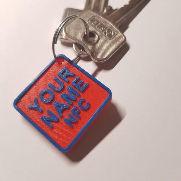 Custom Nfc Keychain - Etsy