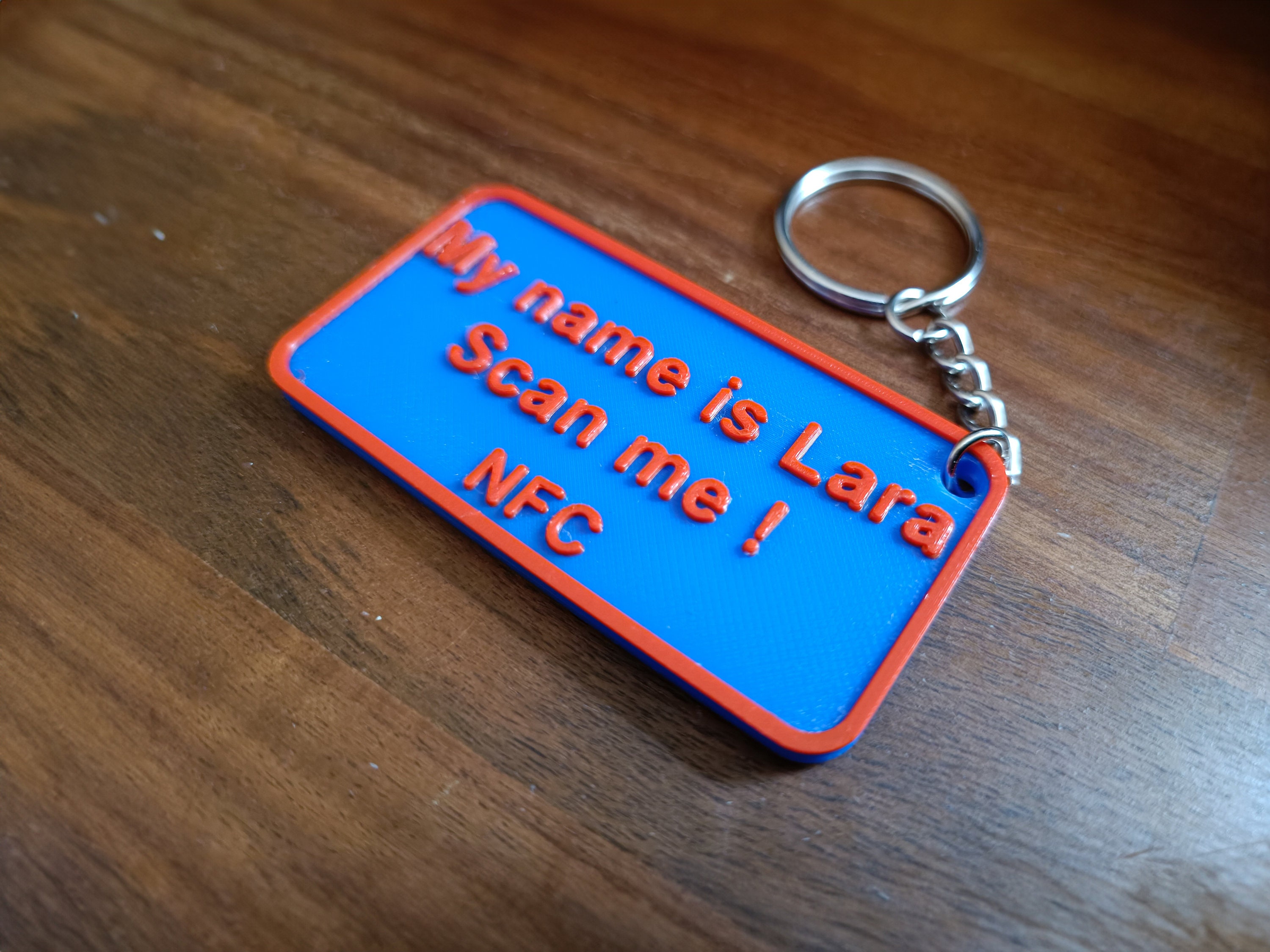 Bag Tag | 3D Printed | NFC | Individually Customizable | Multicolored ...