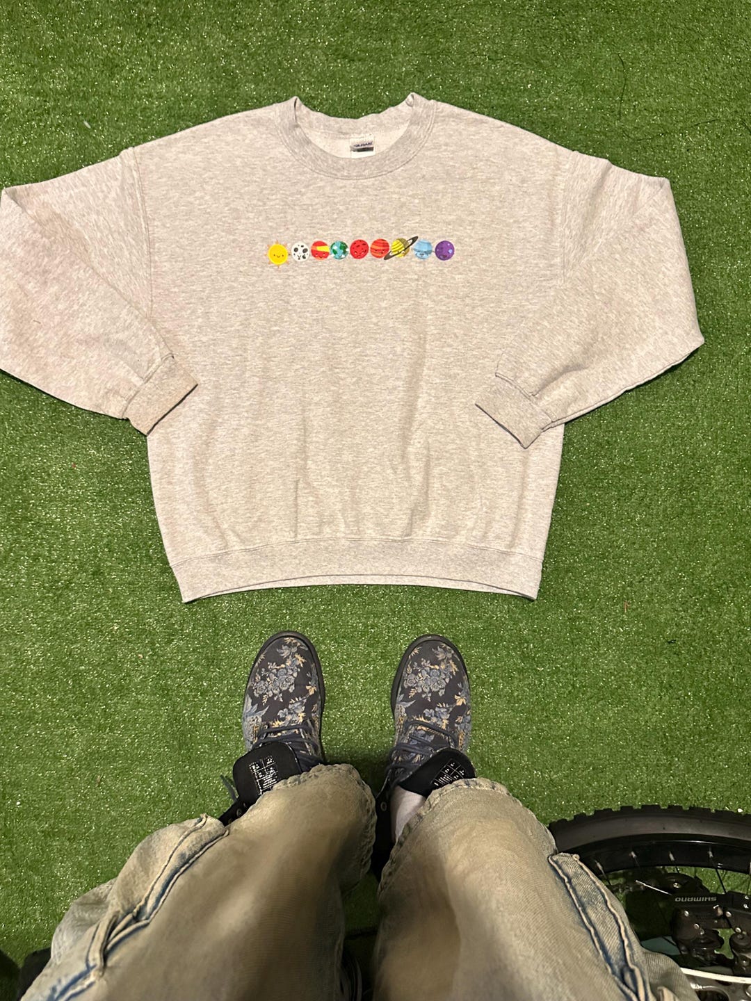 Vintage Solar System Sweater - Etsy
