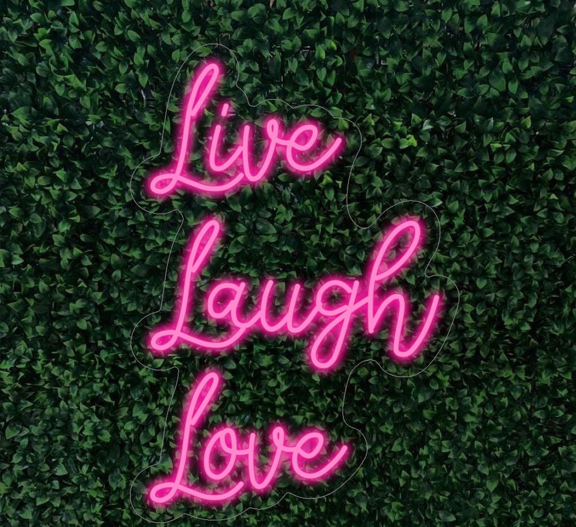 Live Laugh Love LED Sign for Home Weddings Special Occasions - Etsy