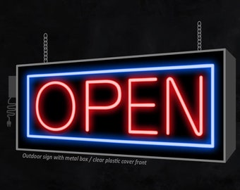 Outdoor Open Sign - Etsy