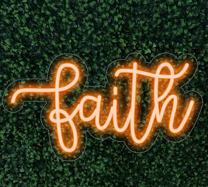 Faith LED Sign for Home, Weddings, Special Occasions - Etsy