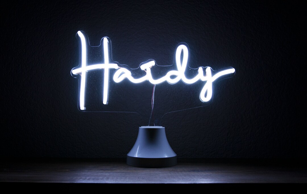 Desktop / Tabletop Name Custom Neon LED Sign for Bedroom - Etsy