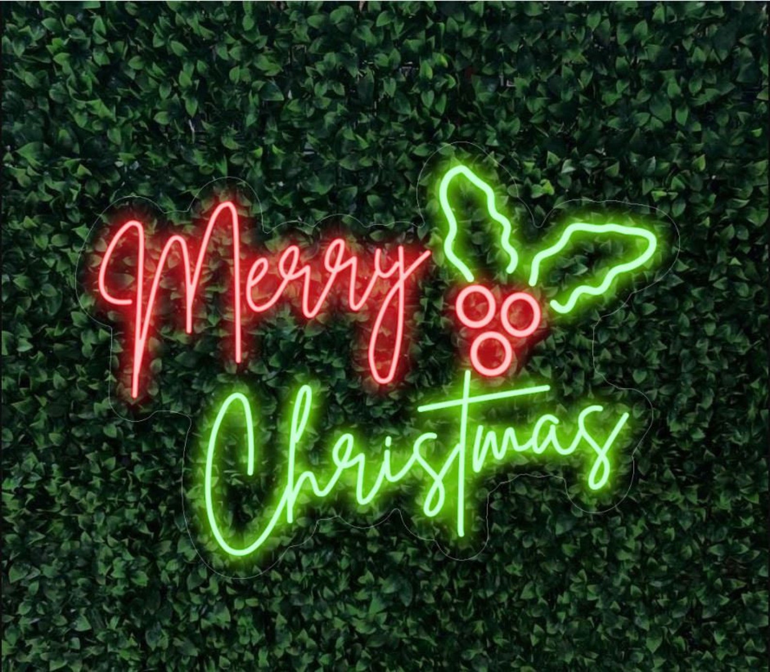 Merry Christmas LED Sign for Home Weddings Special Occasions | Etsy