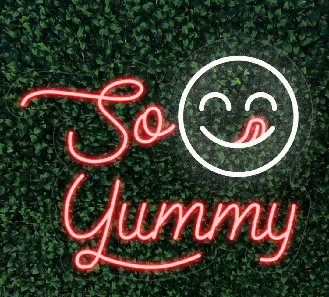 So Yummy LED Sign for Home, Weddings, Special Occasions - Etsy
