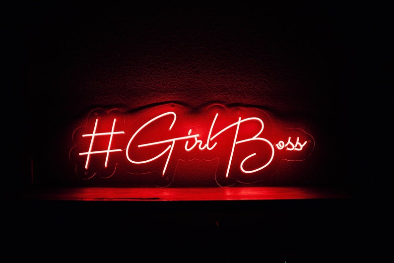Girl Boss Custom LED Neon Sign for Wedding Office & Home - Etsy