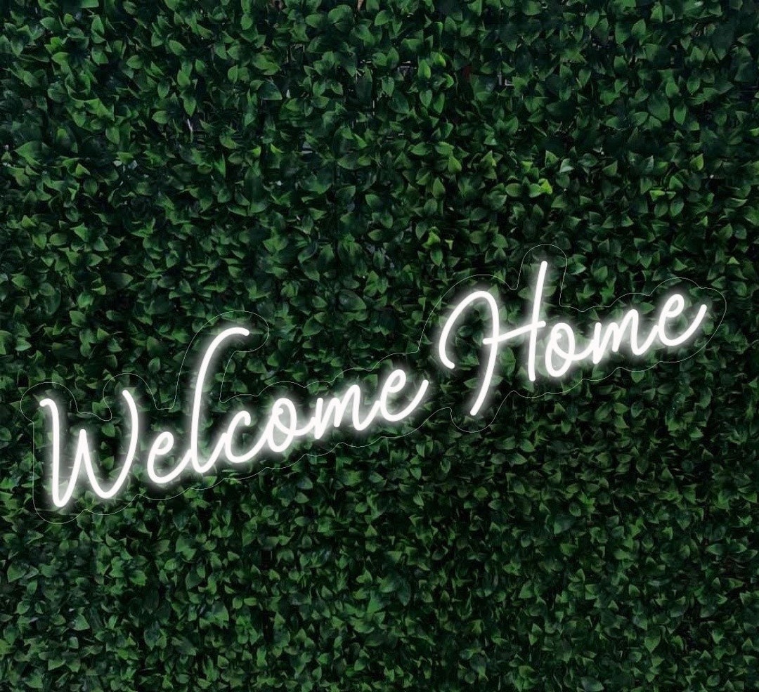 Welcome Home LED Sign for Home, Weddings, Special Occasions - Etsy