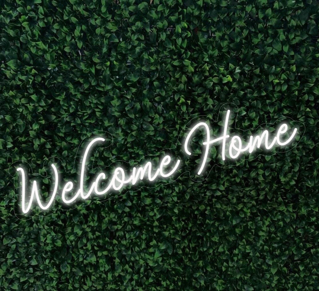 Welcome Home LED Sign for Home Weddings Special Occasions - Etsy