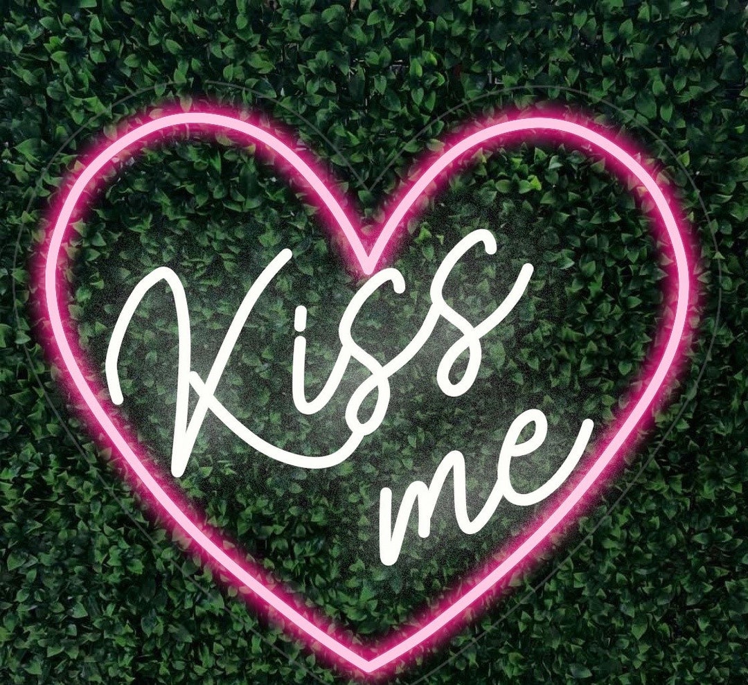 Kiss Me LED Sign for Home Weddings Special Occasions - Etsy