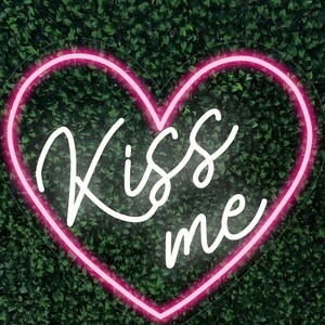 Kiss Me LED Sign for Home Weddings Special Occasions - Etsy