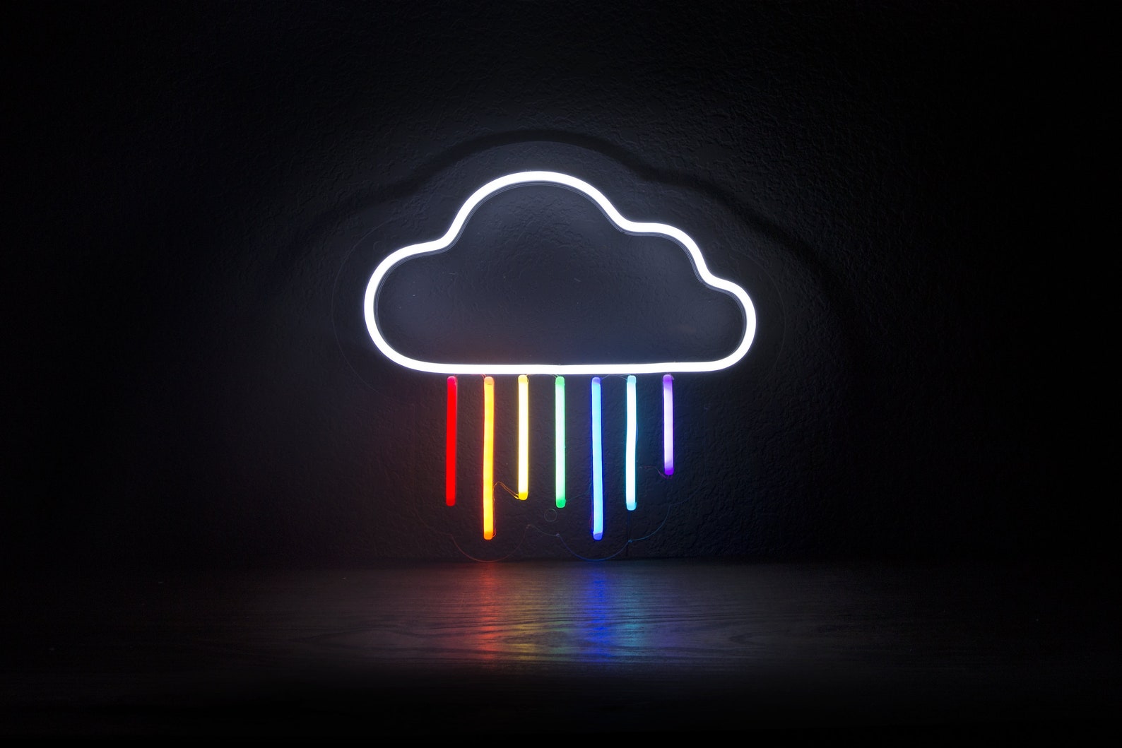 Cloud With Rainbow LED Sign for Baby / Toddler Nursery or | Etsy