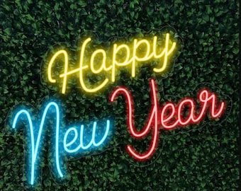 Happy New Year Sign - Etsy