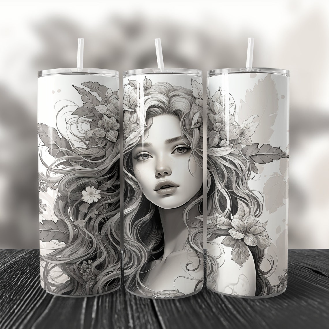 Fairy Sublimation Tumbler Wrap Designs Set Of 4 Sublimation Designs