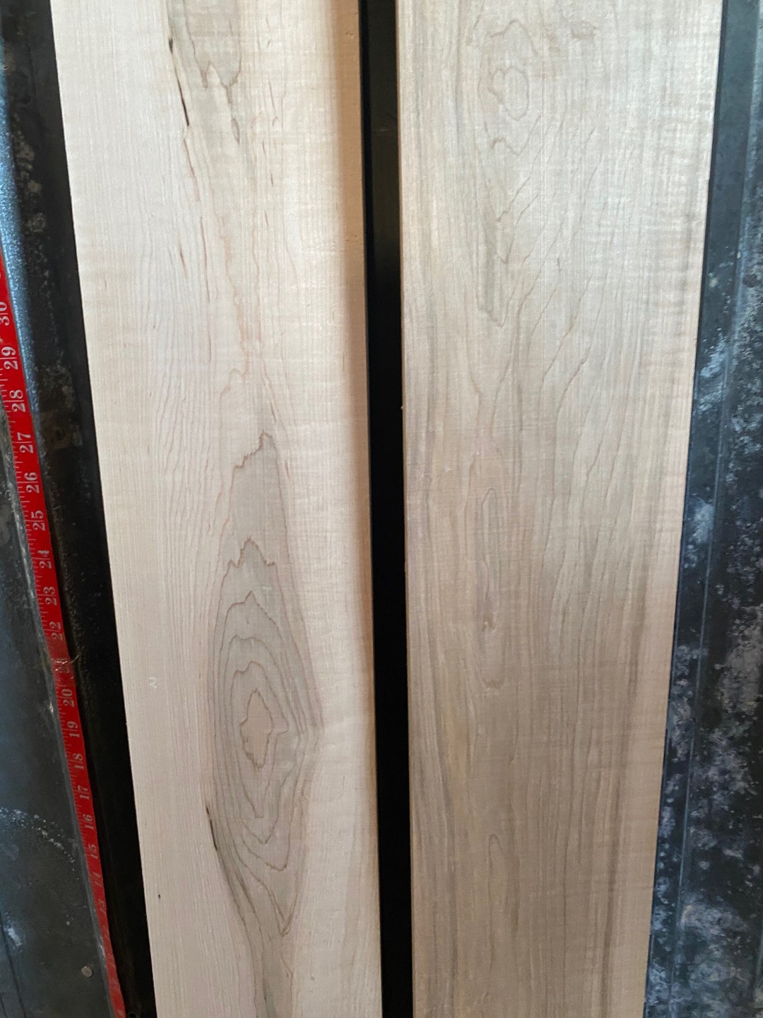 Curly Maple Wood Lumber 2-pack: Natural Grain, Woodworking Supplies (3/ ...