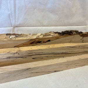 Spalted Maple Wood Scraps - Great for Epoxy Pouring, Charcuterie Boards ...