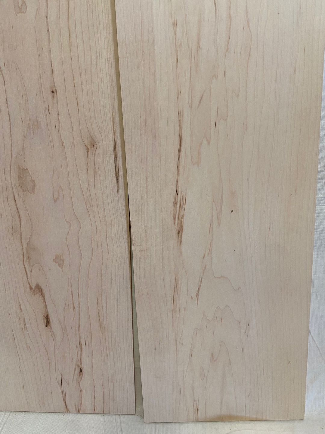 Natural Maple Lumber Boards (2-pack): Thin Wood for Woodworking - Etsy