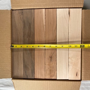 Maple Cherry Walnut Scrap Wood Sticks: 3/4" X 12" DIY Crafting - Etsy
