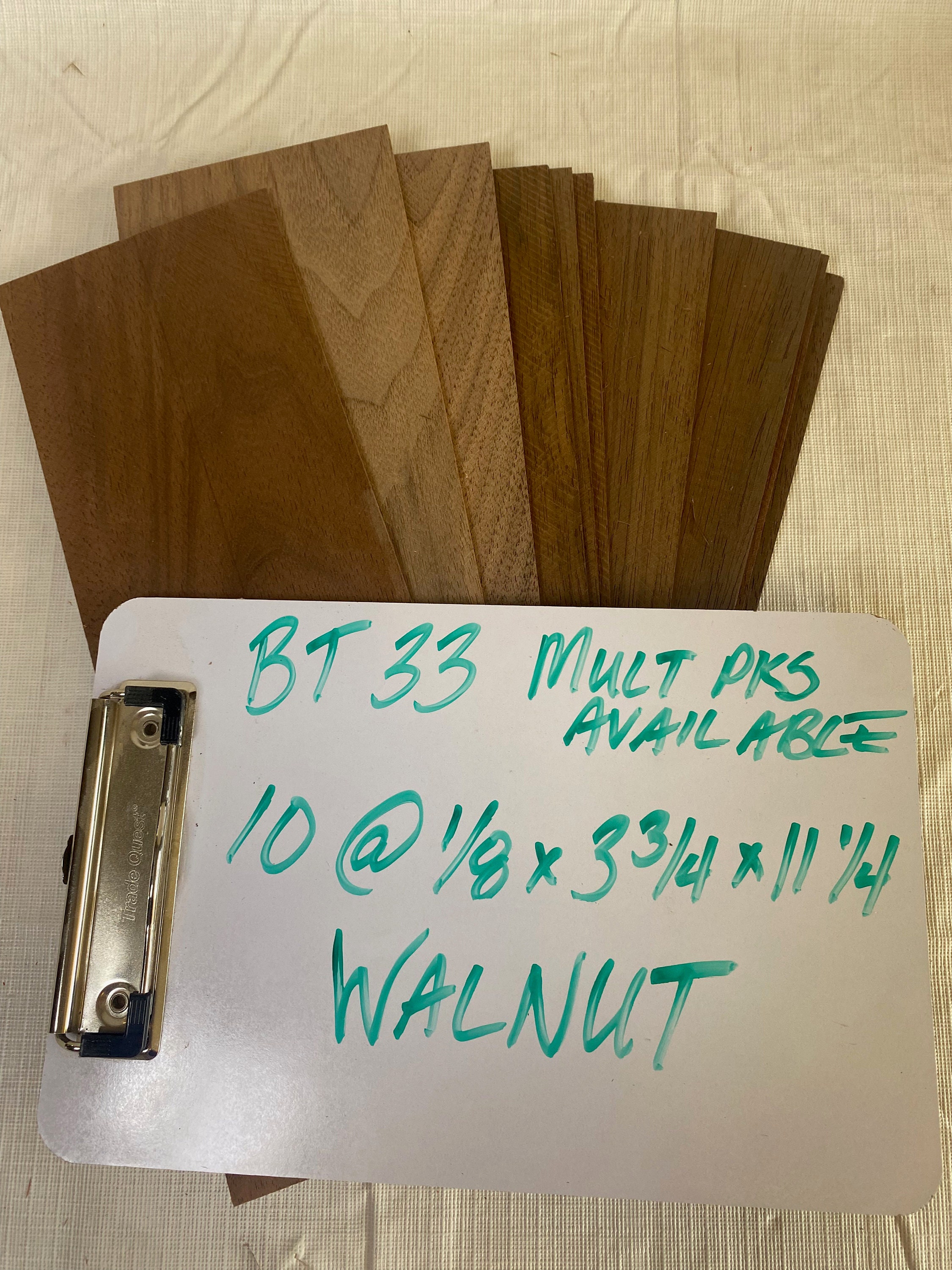 Black Walnut Thin Boards: Woodworking, Laser Engraving - 10 Pack - Etsy