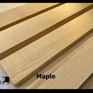 1/4 Thin Maple Boards You Choose Size Cutting Board Accents, Laser ...