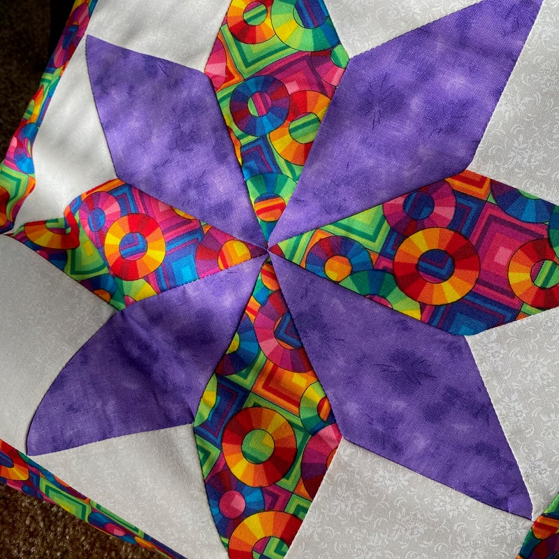 Folded Star Pattern Pillow - Etsy