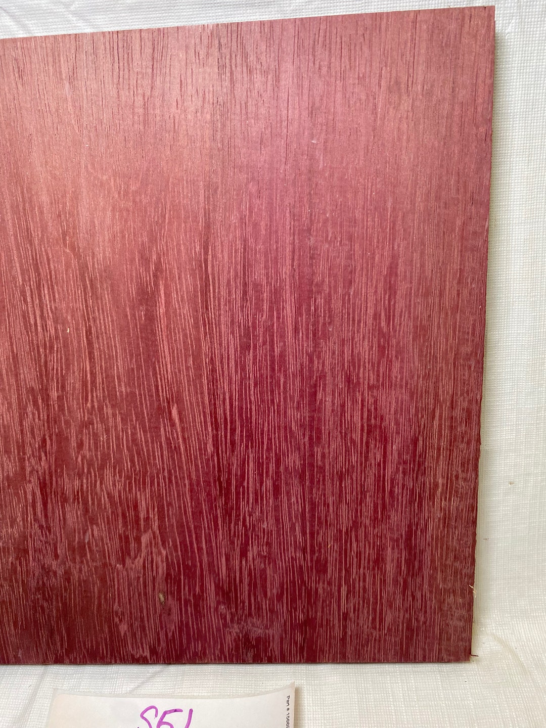 Purpleheart Wood Lumber: Exotic Grain, Bright Purple Color (3/4 X 10-1/ ...