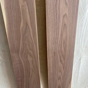 3/4 X 6 X 45 Sappy Black Walnut Wood Lumber Boards 2-pack Pretty Grain ...